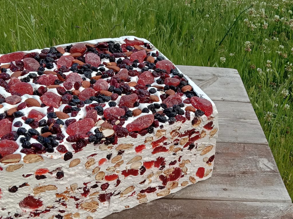 Nougat Blanc 3 Fruits Rouges - 100g - Nougat